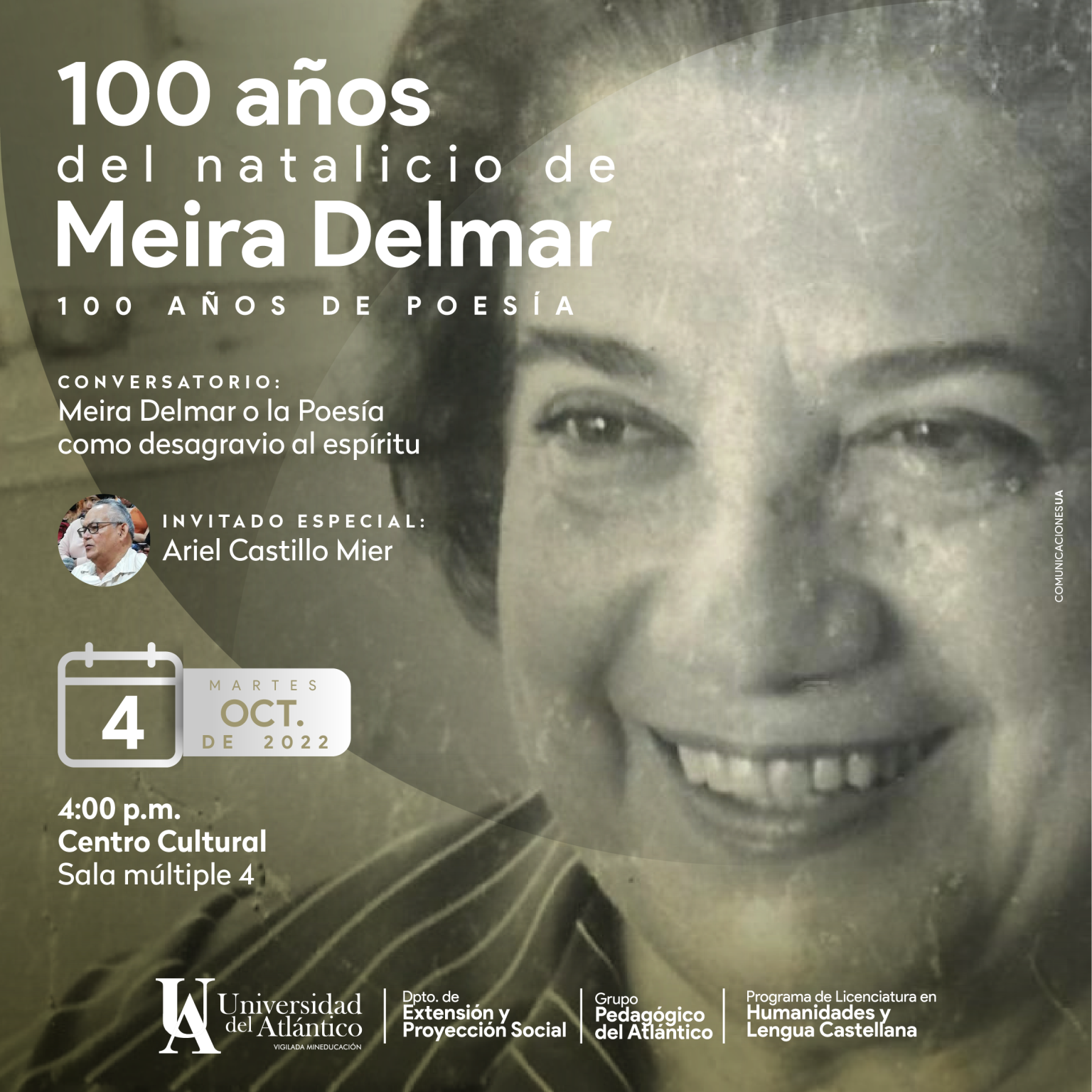 Conferencia en Homenaje al Natalicio de Meira Delmar - Universidad del ...