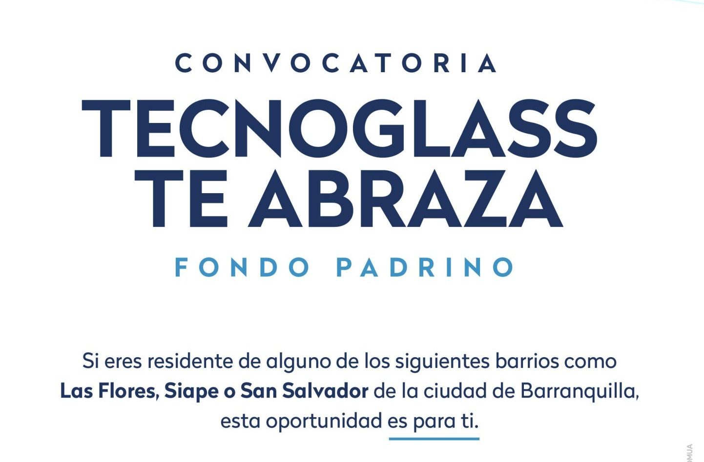 Convocatoria Tecnoglass te abraza - Universidad del Atlántico